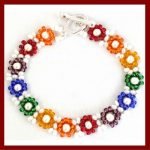 Rainbow Daisy Chain Bracelet - Kits - Riverside Beads