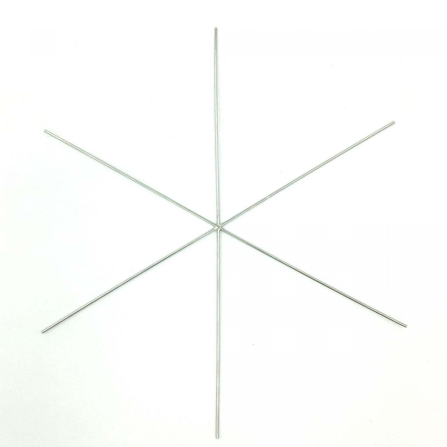 6" Wire Snowflake Frames - Christmas Snowflakes - Riverside Beads