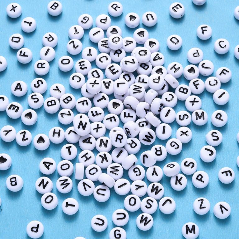 Alphabet Beads Box Set - Beads - Acrylic - Riverside Beads