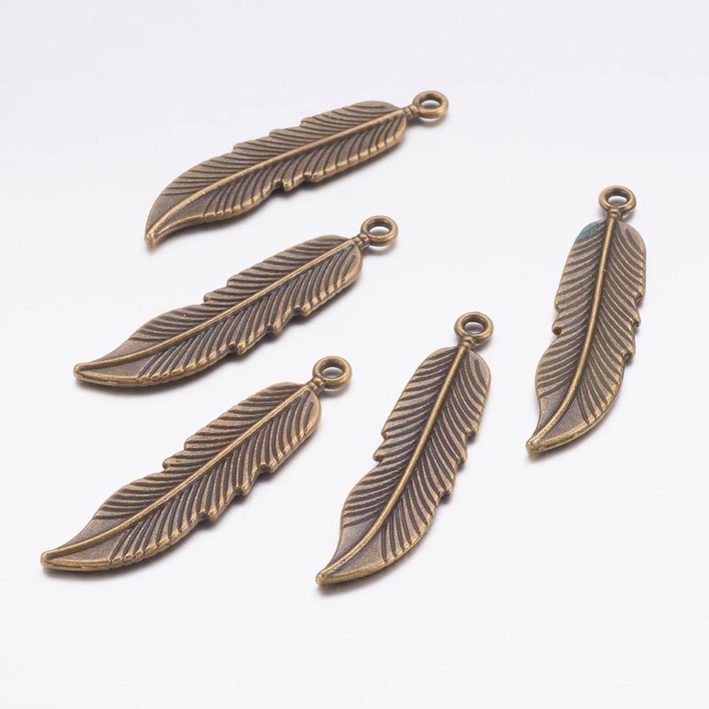 Large Feather Charms - Charms - Riverside Beads