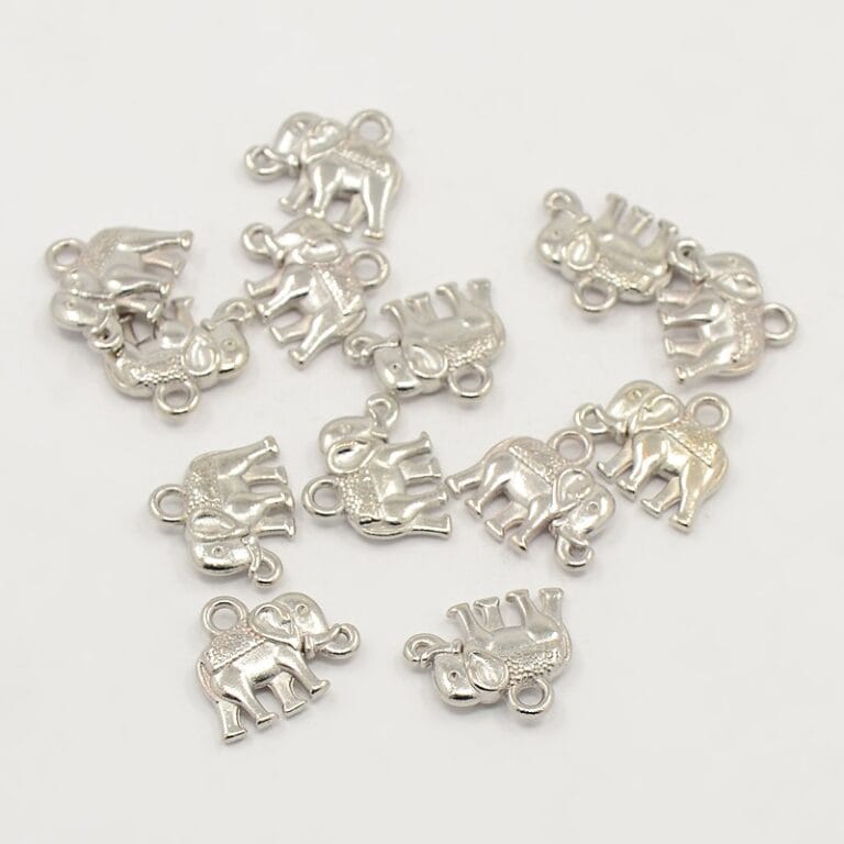 Small Elephant Charms - Charms - Riverside Beads