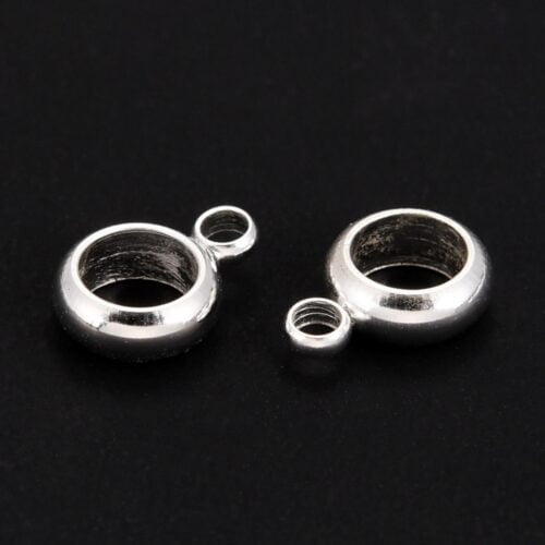 4mm Disc Bail - Charm Carrier - Riverside Beads