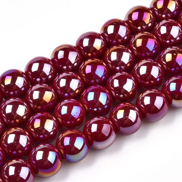 Glass Pearlised Beads - Beads -Riverside Beads