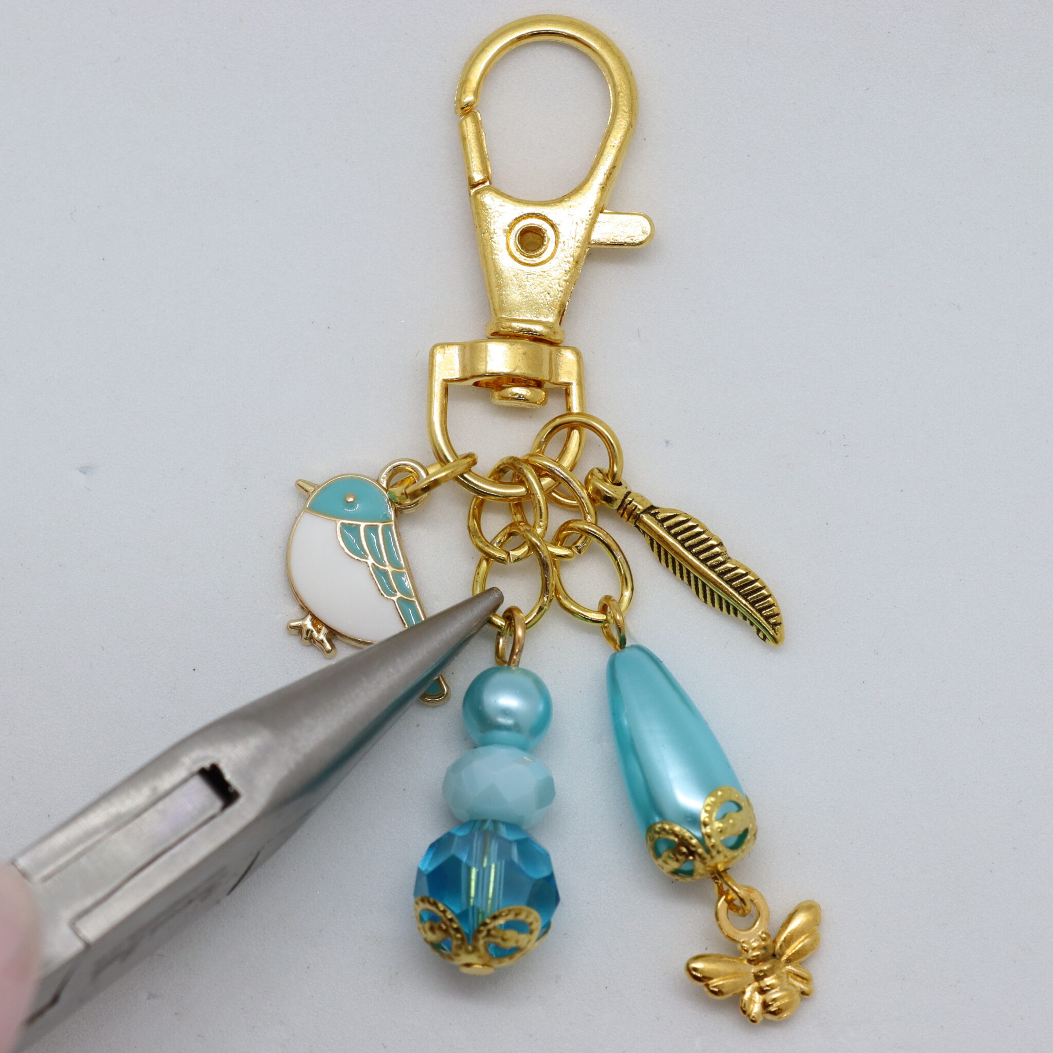 Bird Bag Charm Kit - Riverside Beads